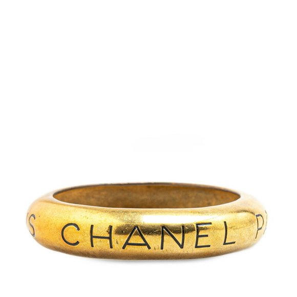 CHANEL | Jewelry | Chanel Bangle Gold Plated Womens Chanel | Poshmark